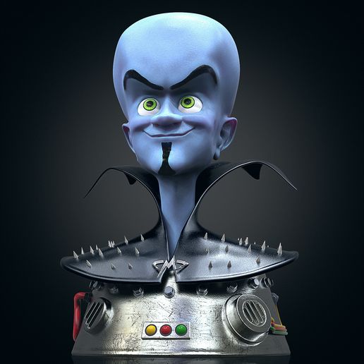 Megamente - 3D collectible figure of the favorite supervillain 😎 .・ STL ...
