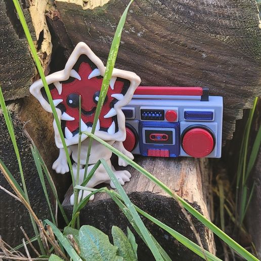👌 Biggie Boombox DOUBLE Clicky Fidget and Keychain・ 3MF File for 3D ...