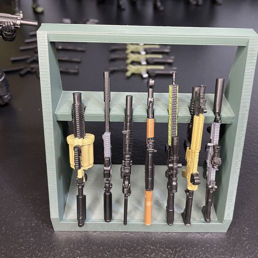 🔫 Alpha Weapons Pack gun rack・Free STL File for ・Cults