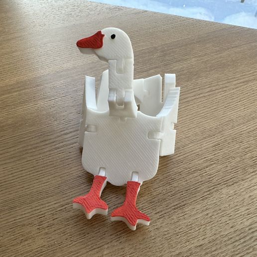 🧸 Flexible articulated goose・Free STL File for 3D printing・Cults
