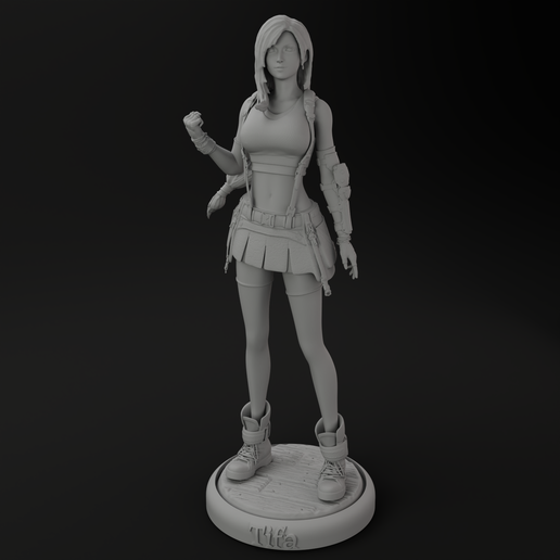 👩 Tifa - Final Fantasy・ 3D File for 3D printing・Cults