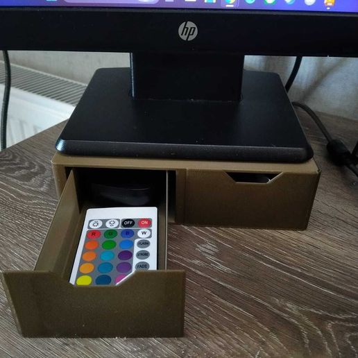STL file Under Monitor Drawer 🏢 ・3D printer model to download・Cults
