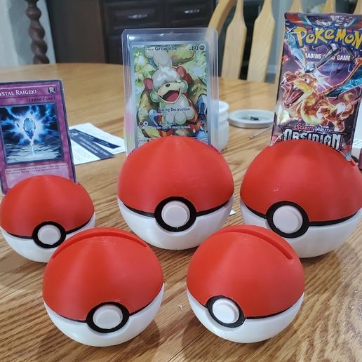 🐉 Pokemon card display stand・ STL File for 3D printing・Cults