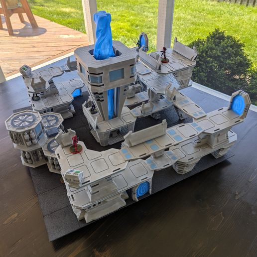 😇 Sci-Fi Generator Arena Terrain Collection - 28mm 32mm Wargaming ...