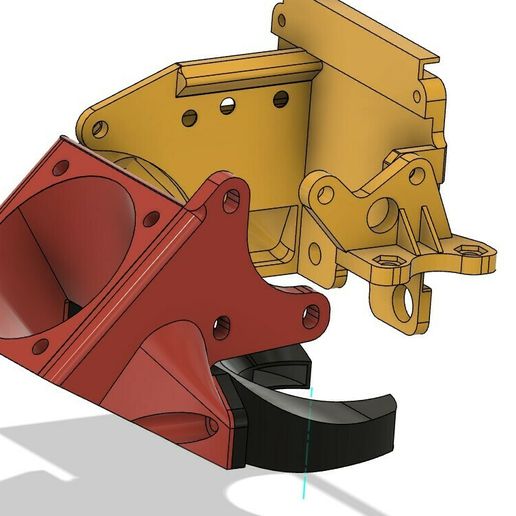 💭 Ender 3 Sprite Pro noctua fan mounts・ STL File for ・Cults
