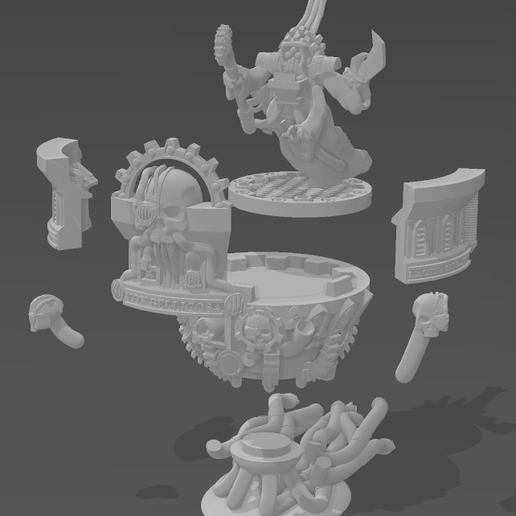 🎠 15mm Clockwork Daddy on Mobile Obeying Platform・ 3D File for 3D ...