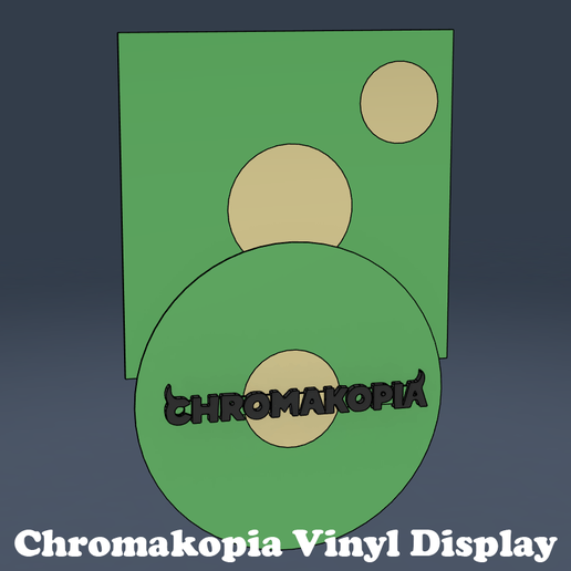 💭 Chromakopia Vinyl Display・ 3D File for 3D printing・Cults