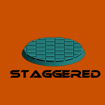 Free STL file Easy-Print Bases - Staggered Tiles 🎲 ・3D printable object ...