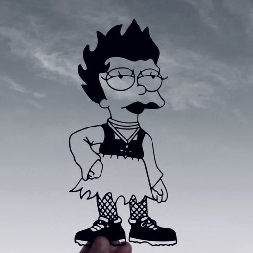 lisa simpson goth