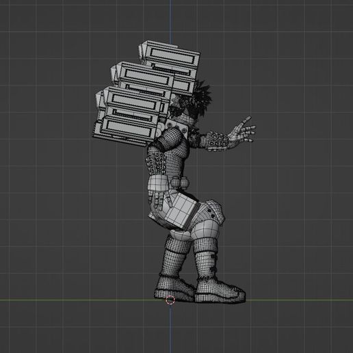💥 Katsuki Bakugo Strafe Panzer - My Hero Academia・ STL File for 3D ...