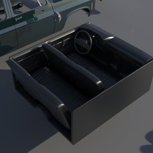 🚙 Chevrolet C30 Crew Cab 1975・ 3D File for ・Cults