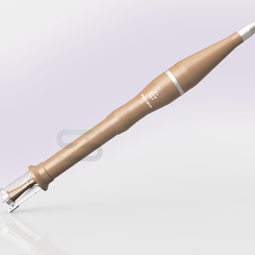 🔫 PG-9 HEAT 73MM BMP-1 (Russian Ammunition)・ STL File for 3D printing・Cults