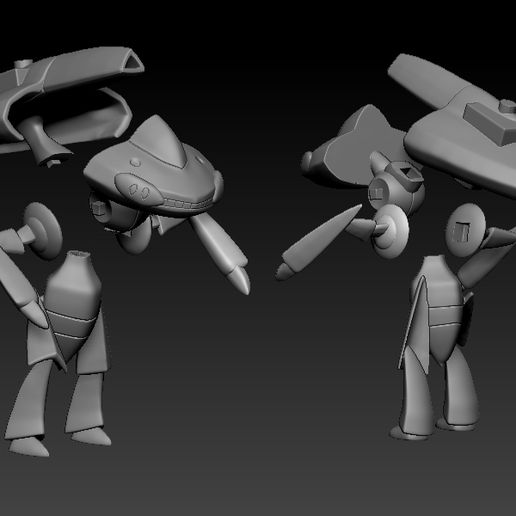 🐉 Pokemon - Genesect(with cuts and as a whole)・ OBJ File for ・Cults