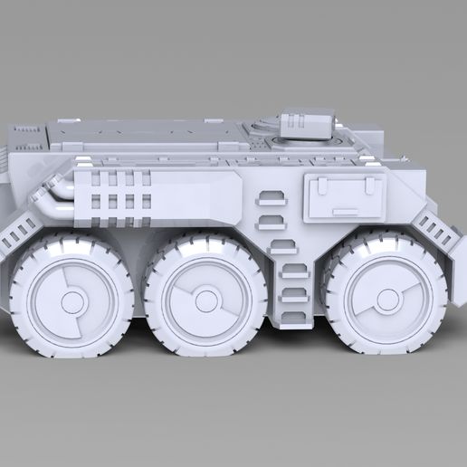 🪖 Tofty's 28mm Wheeled APC Remix・Free STL File for 3D printing・Cults