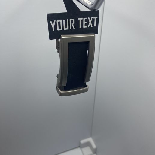 🪝 Customizable 3D Printed Belt Holder with Personalized Text・ STL File ...