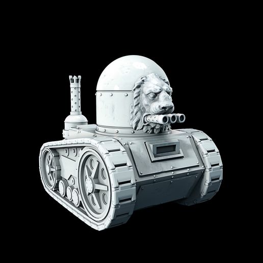 🪖 Trench Crusade - Tank V2・ STL File for 3D printing・Cults