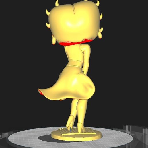 🗿 betty boop impresora3diseño・Archivo STL para Impresión 3D・Cults