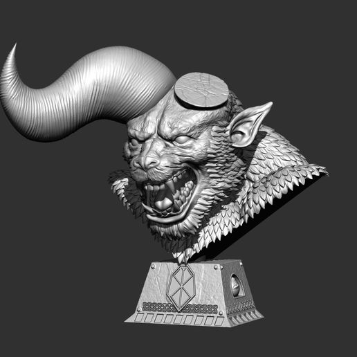 👤 Zodd berserk bust・ STL File for 3D printing・Cults
