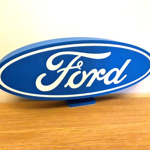 🖨️ Easy Print Any Printer Ford LED Lightbox Desktop or Wall Mounted ...