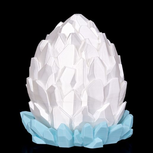 🔮 Crystal Dragon Egg・ STL File for 3D printing・Cults