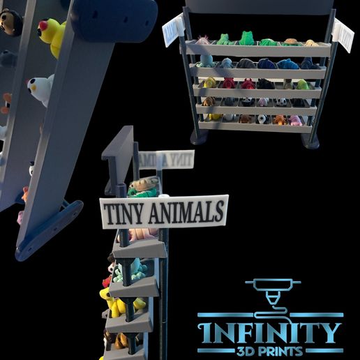 🧞‍♂️ ZOU3D TINY ANIMALS STAND FOR SHOWS・ STL File for 3D printing・Cults