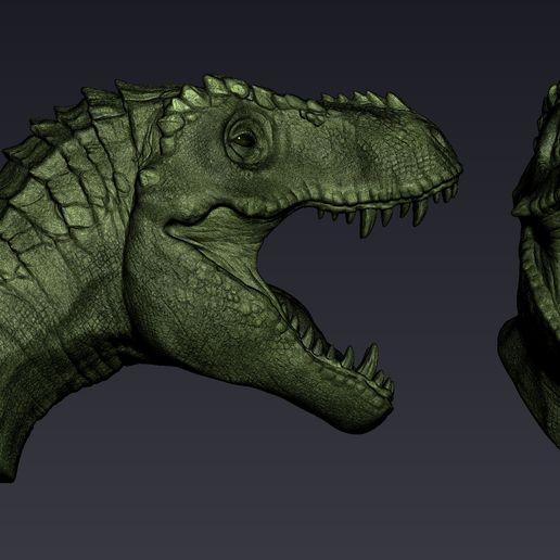 🎨 V-rex Head・ STL File for ・Cults