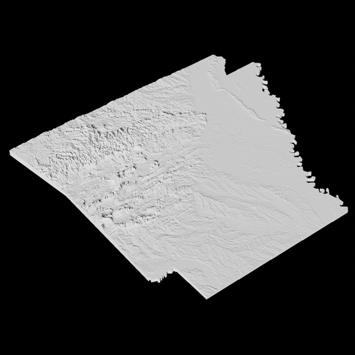 🇺🇸 USA State of Arkansas Topographic Map - 3D Terrain Elevation ...