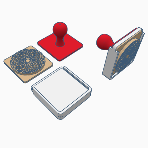 STL file Toroid changeable stamp (collectable) 👾 ・Model to download and ...