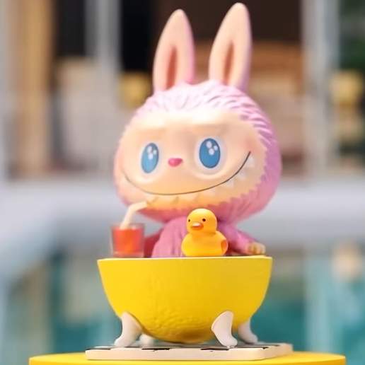 🗿 labubu bathing・ STL File for 3D printing・Cults