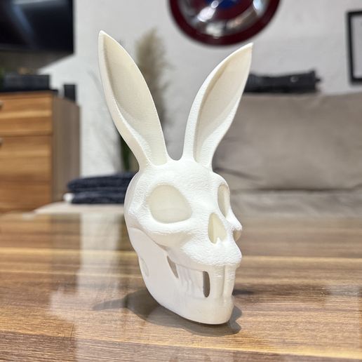 💀 BUNNY SKULL WITH REALISTIC STRUCTURE / EASTER DECOR / STL / TOY ...