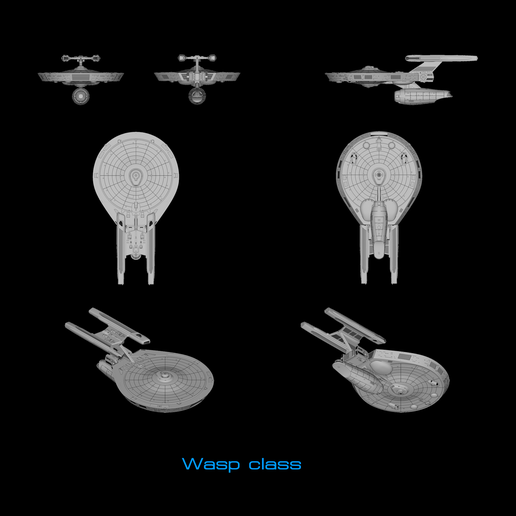 ⭐ Constellation class: Star Trek starship parts kit expansion #16・Free ...