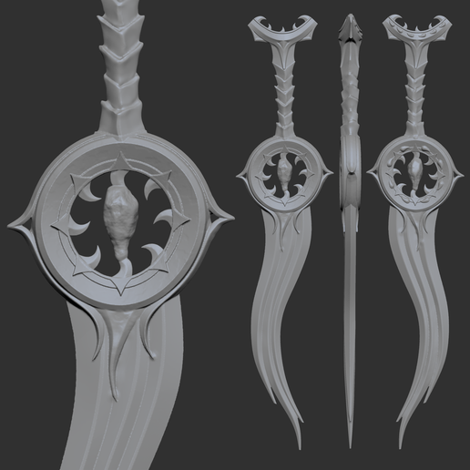 🔪 BLOODTHIRST | ORIN THE REDS BLADE | BALDURS GATE III COSPLAY・ OBJ ...