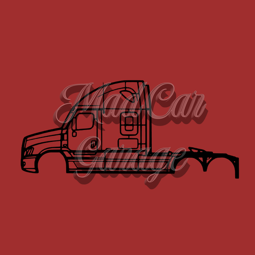 STL file FREIGHTLINER SEMI TRUCK 2020 🚚 ・Template to download and 3D ...