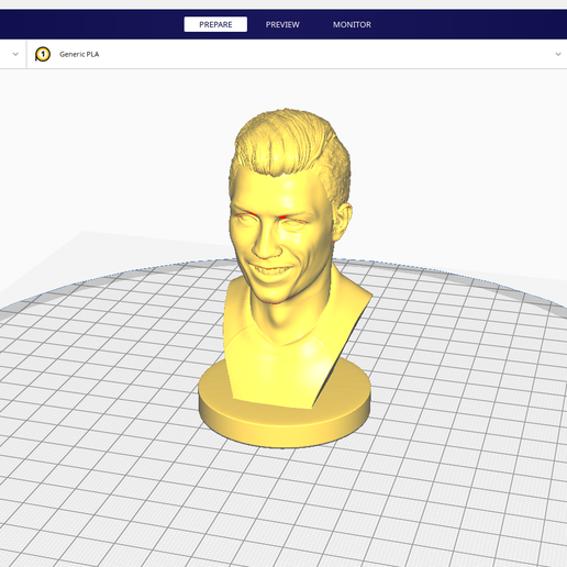 STL file Cristiano Ronaldo Bust 👤 ・3D printer design to download・Cults