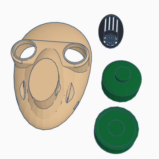 STL file Stalker Gas Mask 🔫 ・3D printing idea to download・Cults