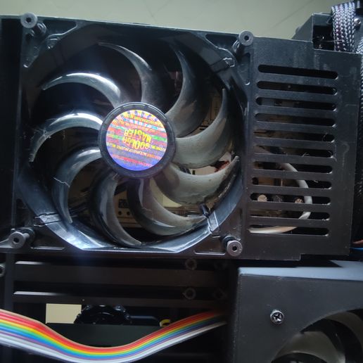 STL file Ender3 V2 PSU 120mm fan cover 🧞‍♂️ ・Template to download and ...