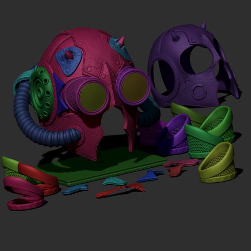 👻 IMPERA MASK - NAMELESS GHOUL - GHOST B C・ 3D File for ・Cults