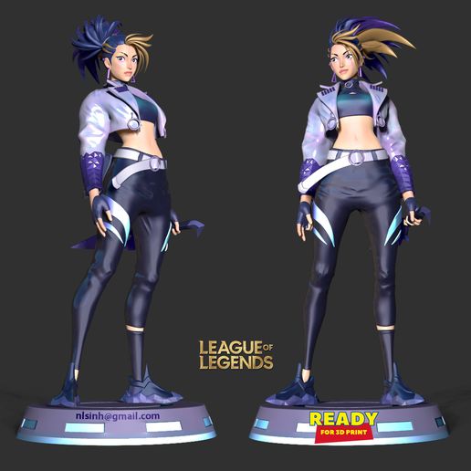 👧 Akali - League of legends Fanart・ 3D File for ・Cults