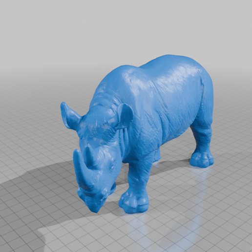 🦏 Rhino・Free 3D File for ・Cults