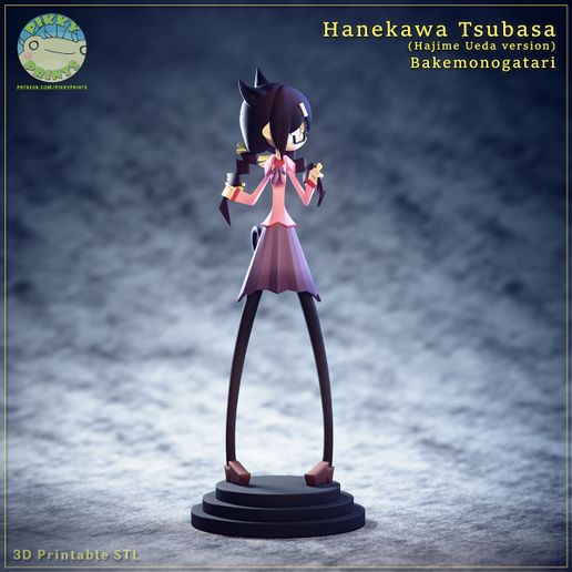 💬 Hanekawa Tsubasa - Hajime Ueda ver - Bakemonogatari・ 3D File for 3D ...
