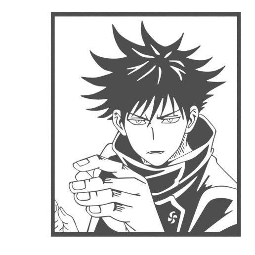 🎨 jujutsu kaisen megumi fushiguro・ STL file for 3D printing・Cults