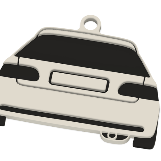 STL file Car keychain (Hond Civic) 🚗 ・Template to download and 3D print ...