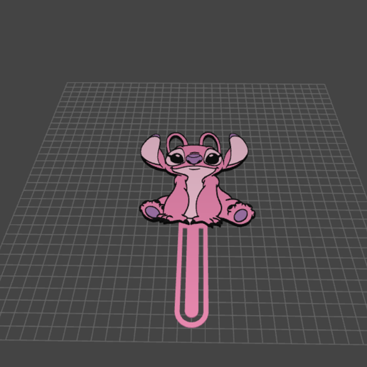 👼 Angel bookmark stitch・ STL File for 3D printing・Cults