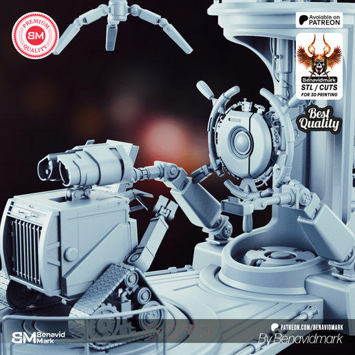 👾 WALL-E STL / 3d Wall E / 3d print WALL-E / Wall E STL Statue.・ 3D File for 3D printing・Cults