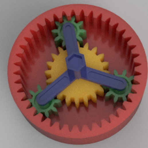 Télécharger fichier STL gratuit Train d'engrenages planétaires • Objet à imprimer en 3D ・ Cults