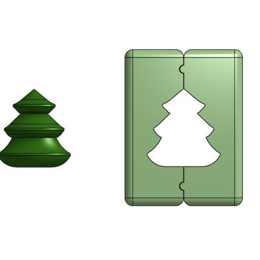 🍪 Cookie Dough Roller - Christmas Tree・ STL File for 3D printing・Cults