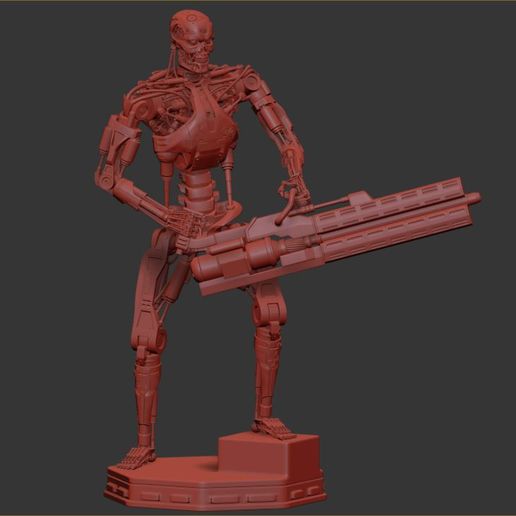 🤖 THE TERMINATOR T-800 V2 High Detal・ 3D File for 3D printing and CNC ...