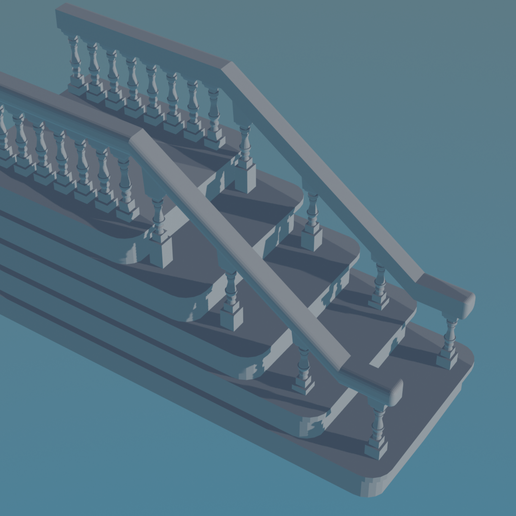 🪜 3D Staircase STL Model・ STL File for 3D printing・Cults