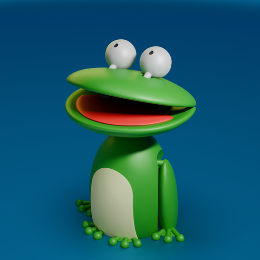 🐸Frog with Movable Parts - STL files for 3D printing!🐸・ 3D File for 3D ...