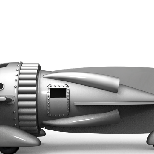 🚀 Dr. Zarkov's rocket ship - Flash Gordon (1936)・ STL File for 3D ...